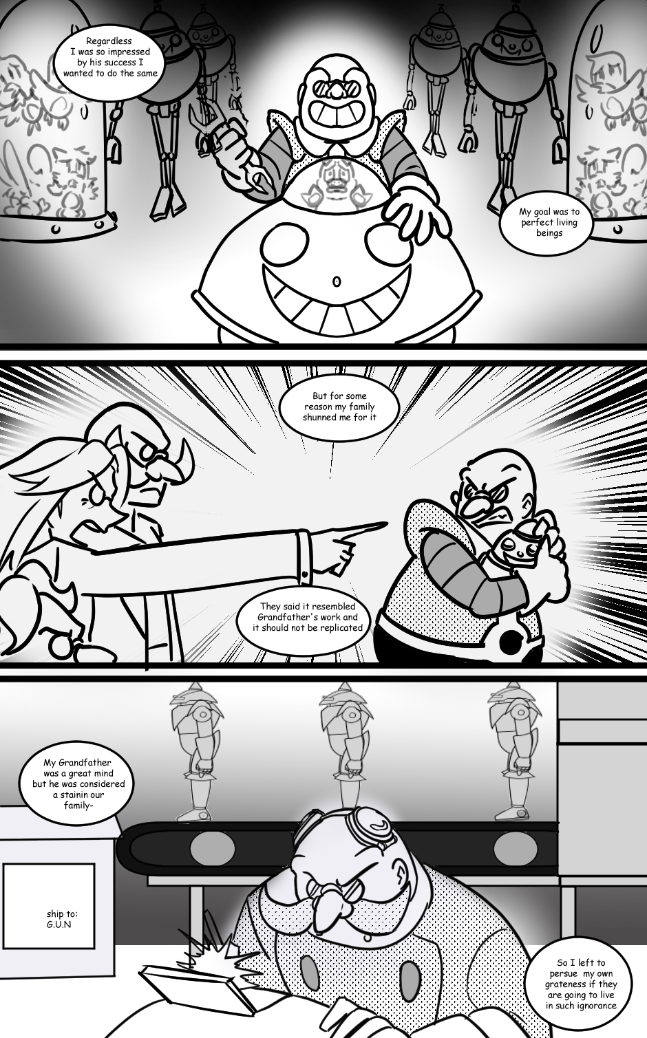 Read Sonic One-shots :: If Dr.Eggman created Sonic[30th anneversary comic] | Tapas Comics