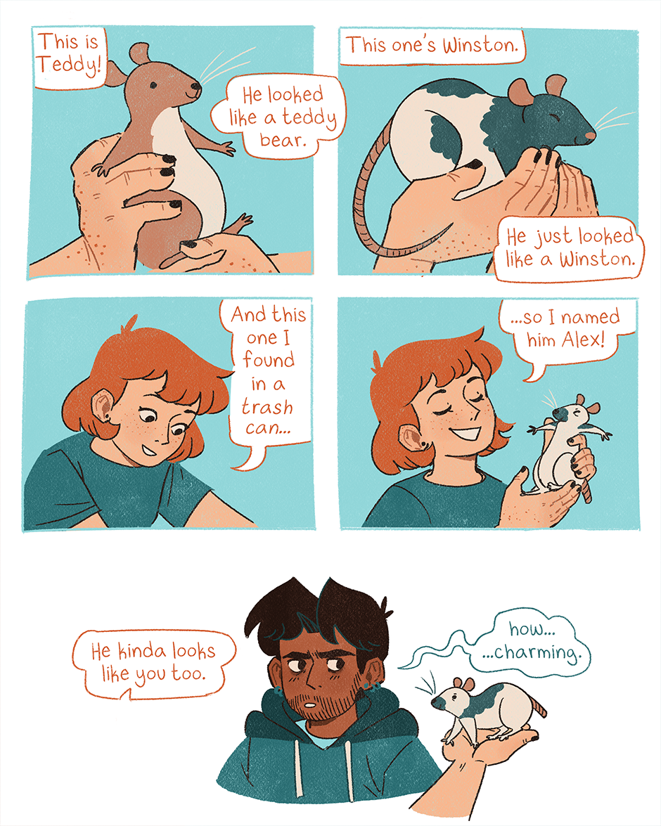 Read Jon and Alex :: Rat queen Marcie | Tapas Comics