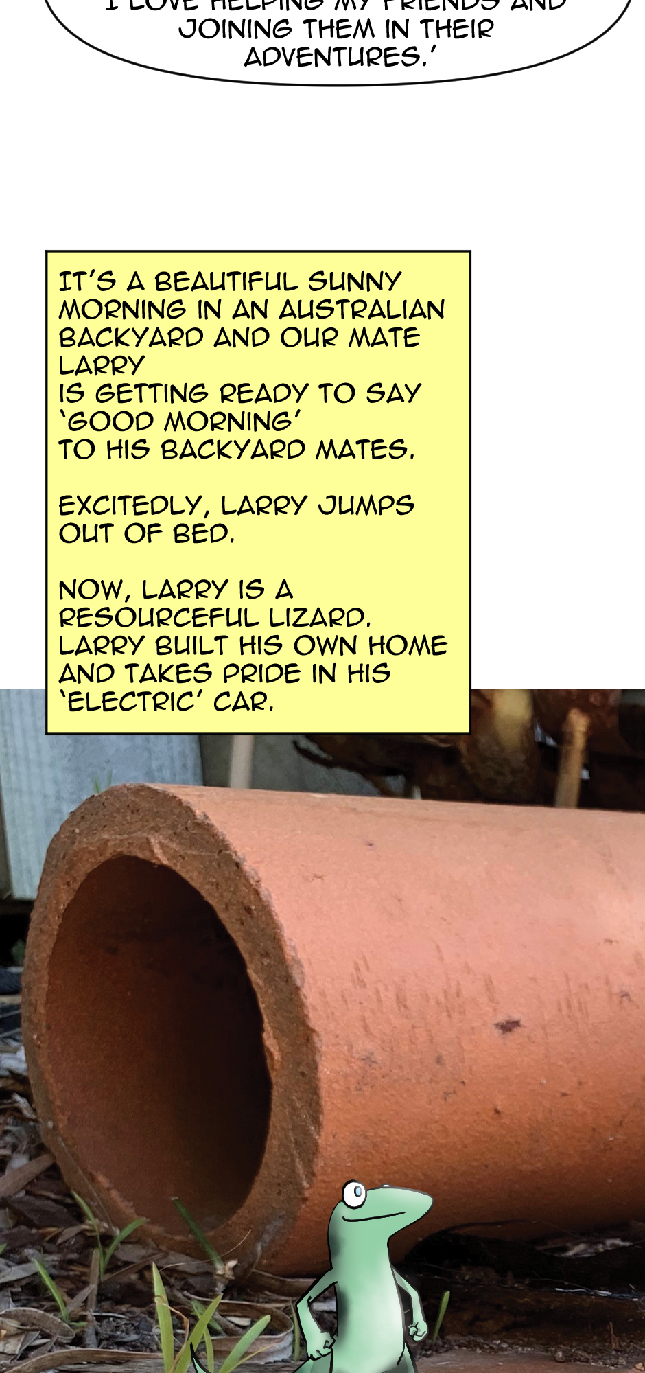 Read The Adventures of Larry Lizard :: The Adventures of Larry Lizard ...