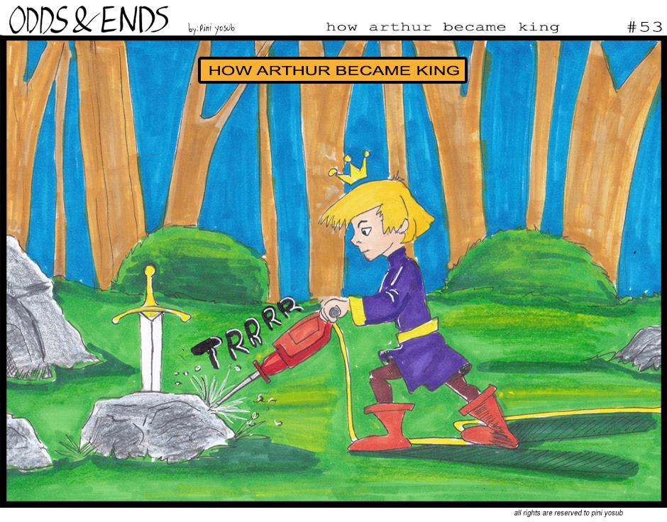 Read ODDS & ENDS :: HOW ARTHUR BECAME KING | Tapas Comics