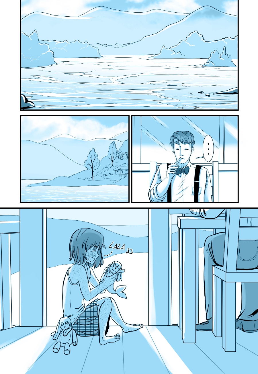 Read NIXE - 14 days with a merman :: Day 02 - 01 | Tapas Comics