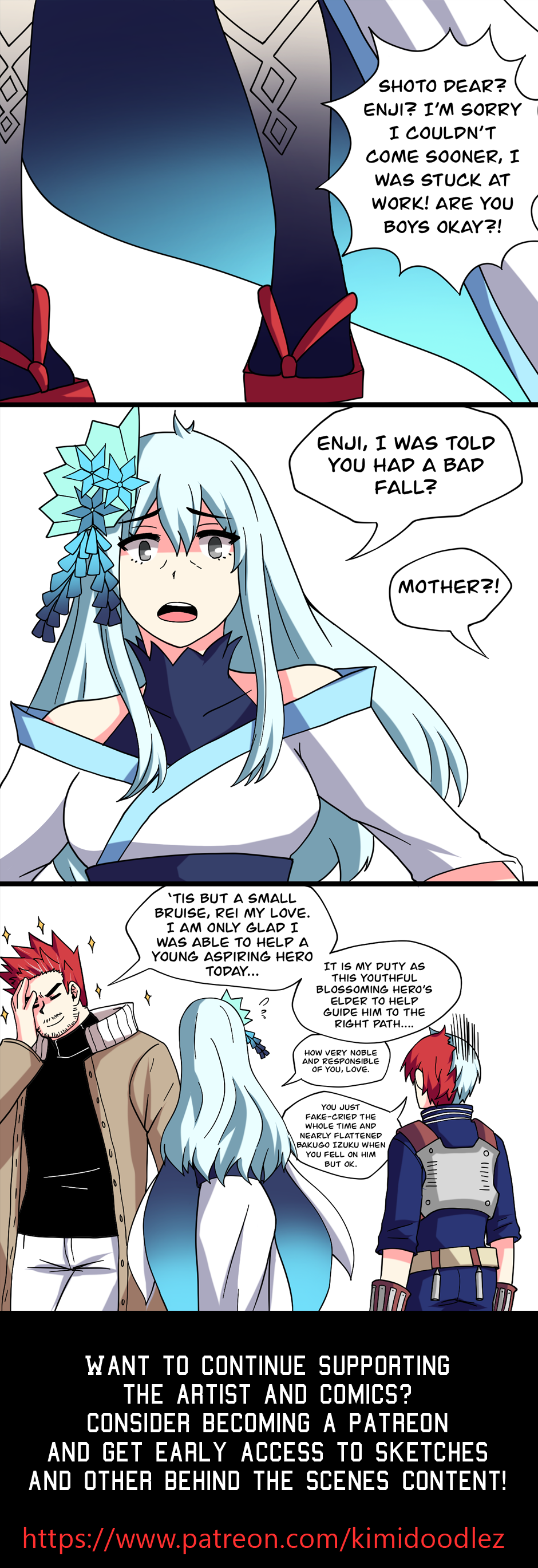 Read Villain Waifu Deku AU (ARCHIVES) :: Catching up with Enji | Tapas ...