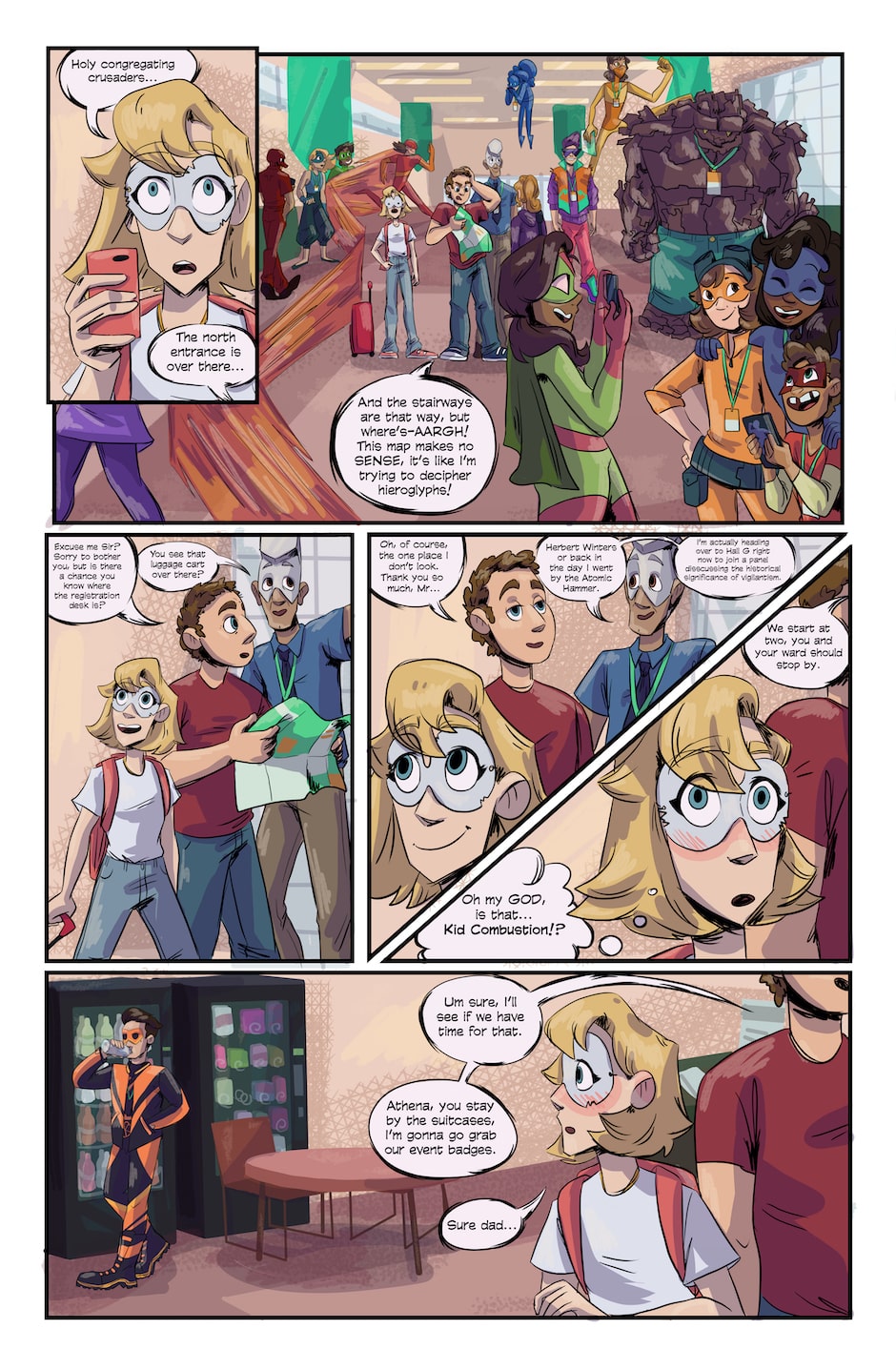 Read Save the Day :: Where All the Cool Kids Hangout | Tapas Comics