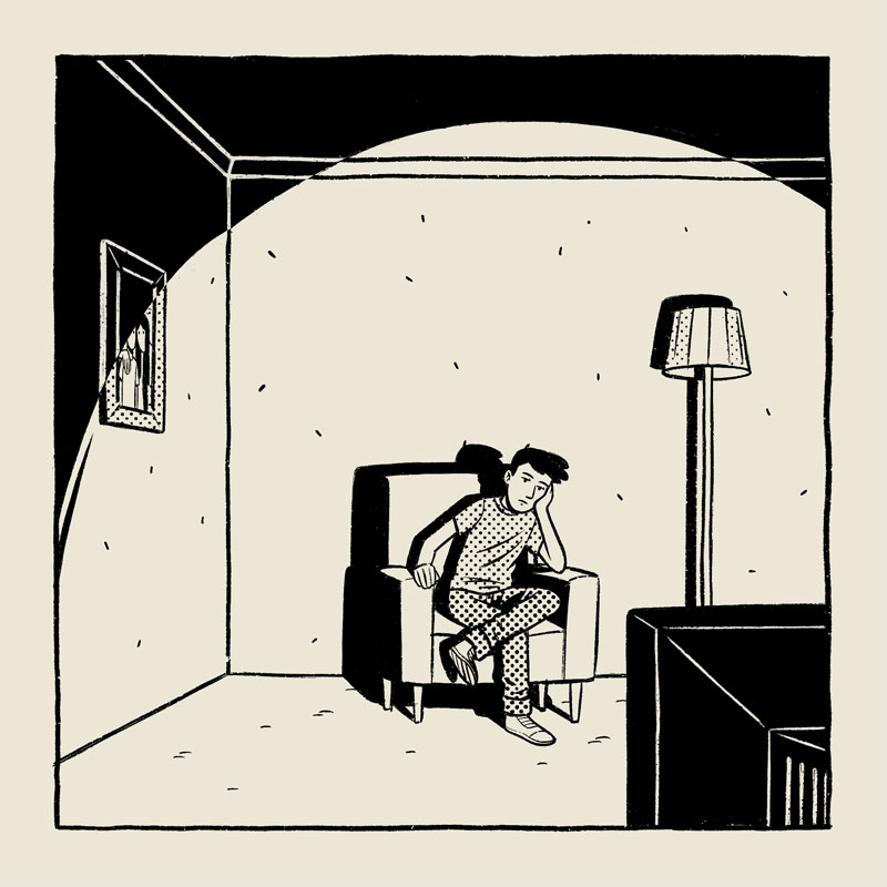 Read 4 Panel Horror :: Walls | Tapas Comics