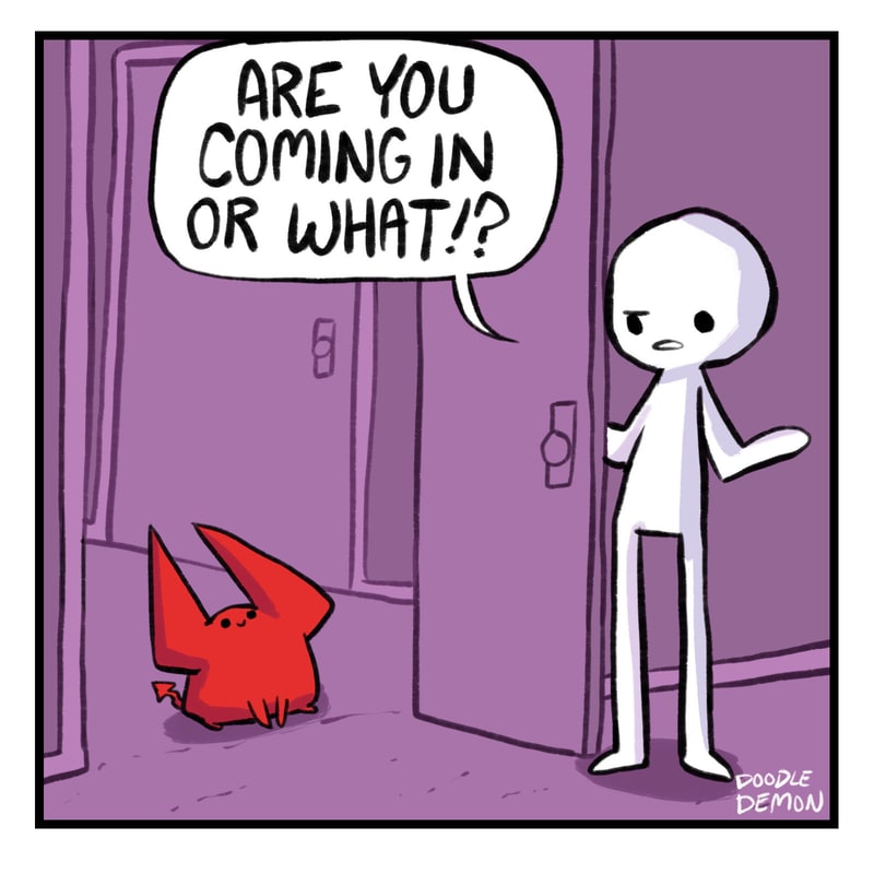 Read The Doodle Demon :: Let Me In | Tapas Comics