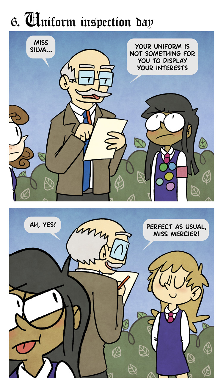 Read Rosette, the dragonet :: Uniform inspection day | Tapas Comics