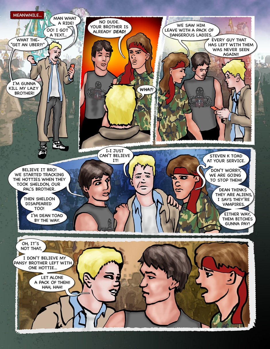 Read Werewomen :: Werewomen Issue 1: The Arrival | Tapas Comics