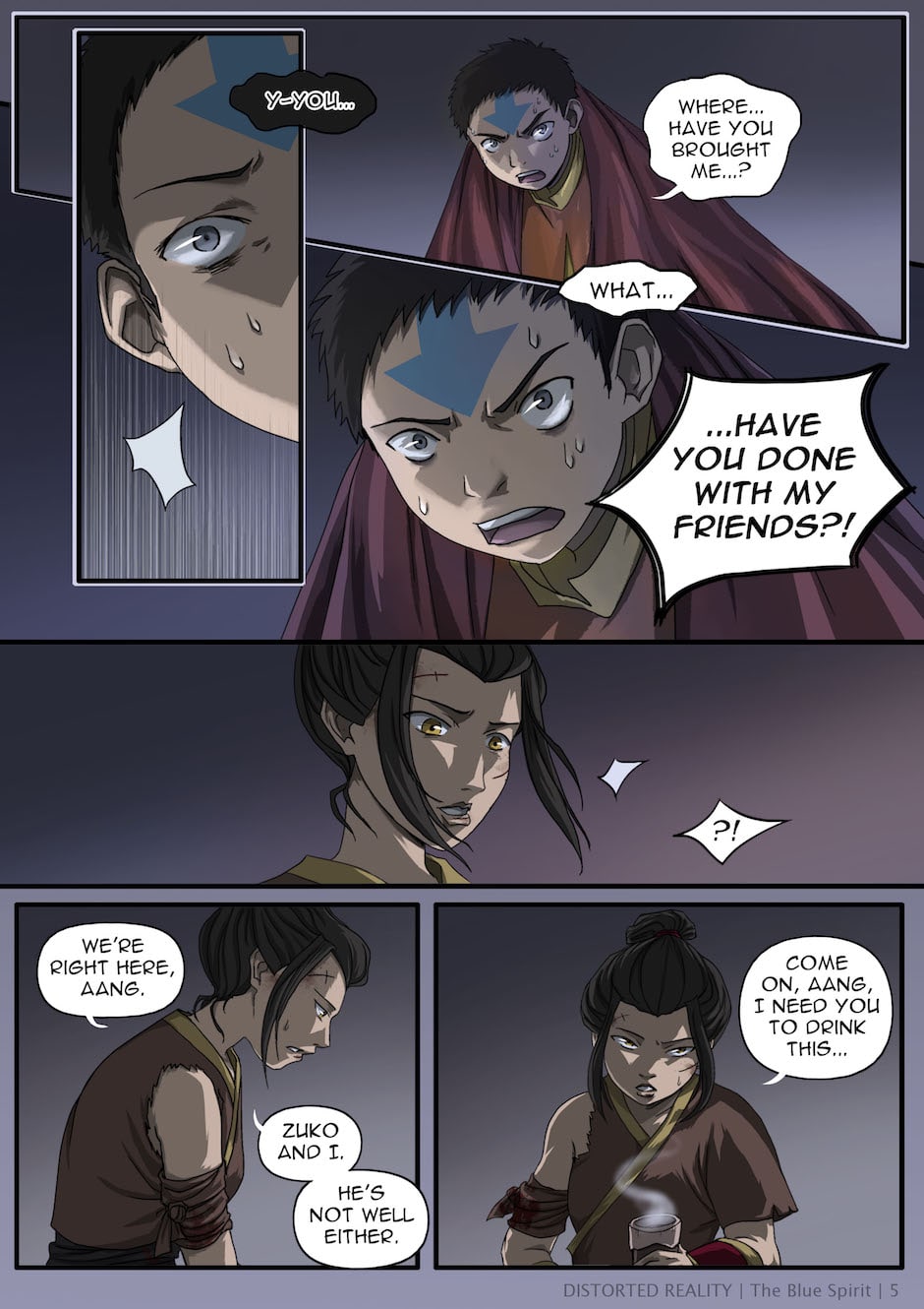 Read Avatar: Distorted Reality :: [Book 1] Ch 12: The Blue Spirit ...