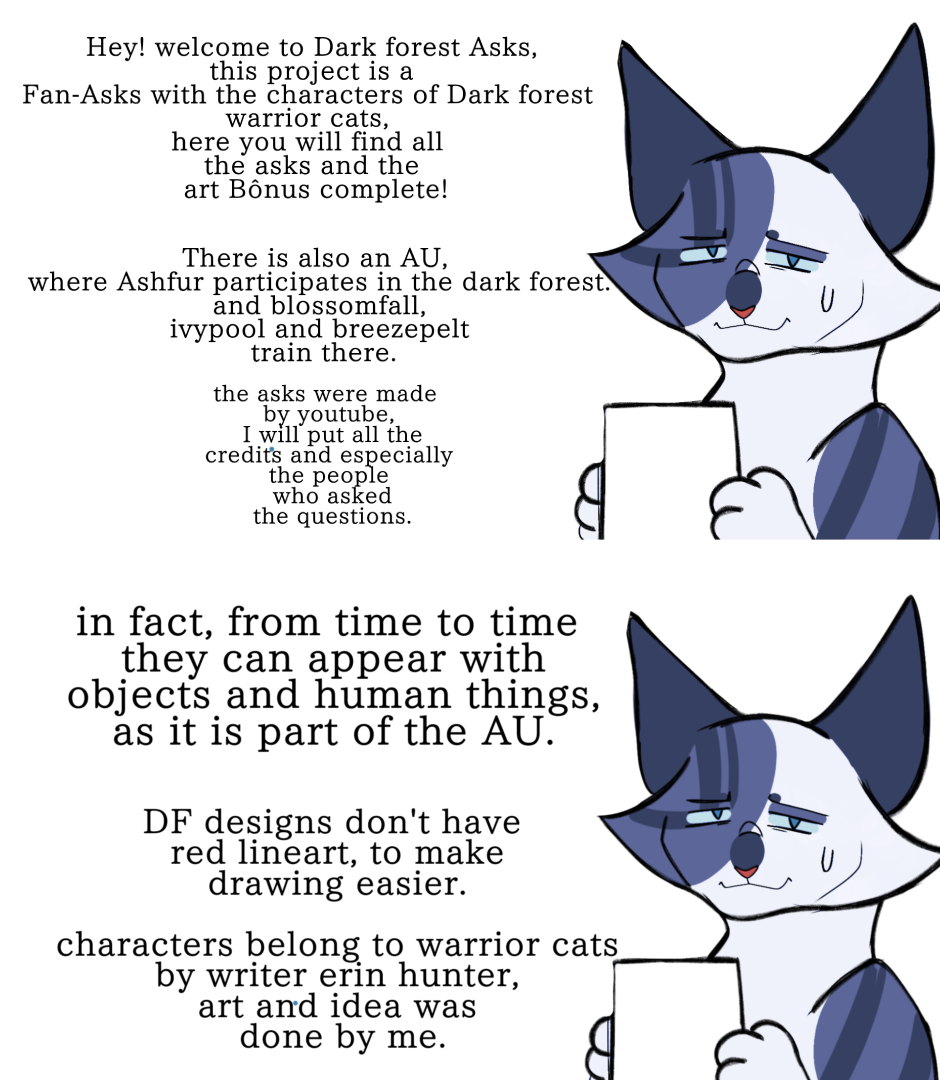 Read WC DARK FOREST ASKS :: Ivypool's Announcement. | Tapas Comics