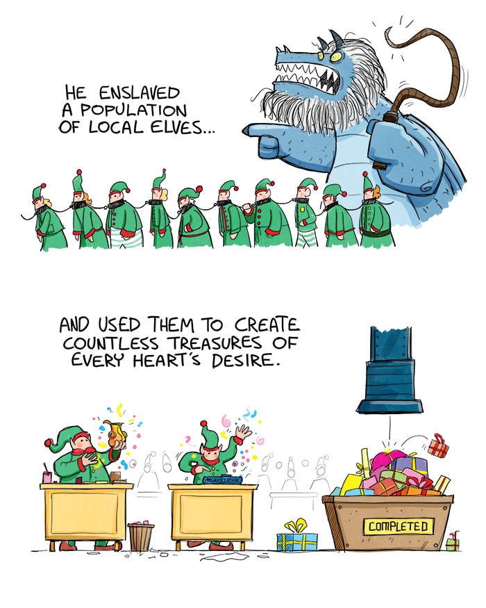 Read Slack Wyrm :: The Story of the Christmas Wyrm | Tapas Comics