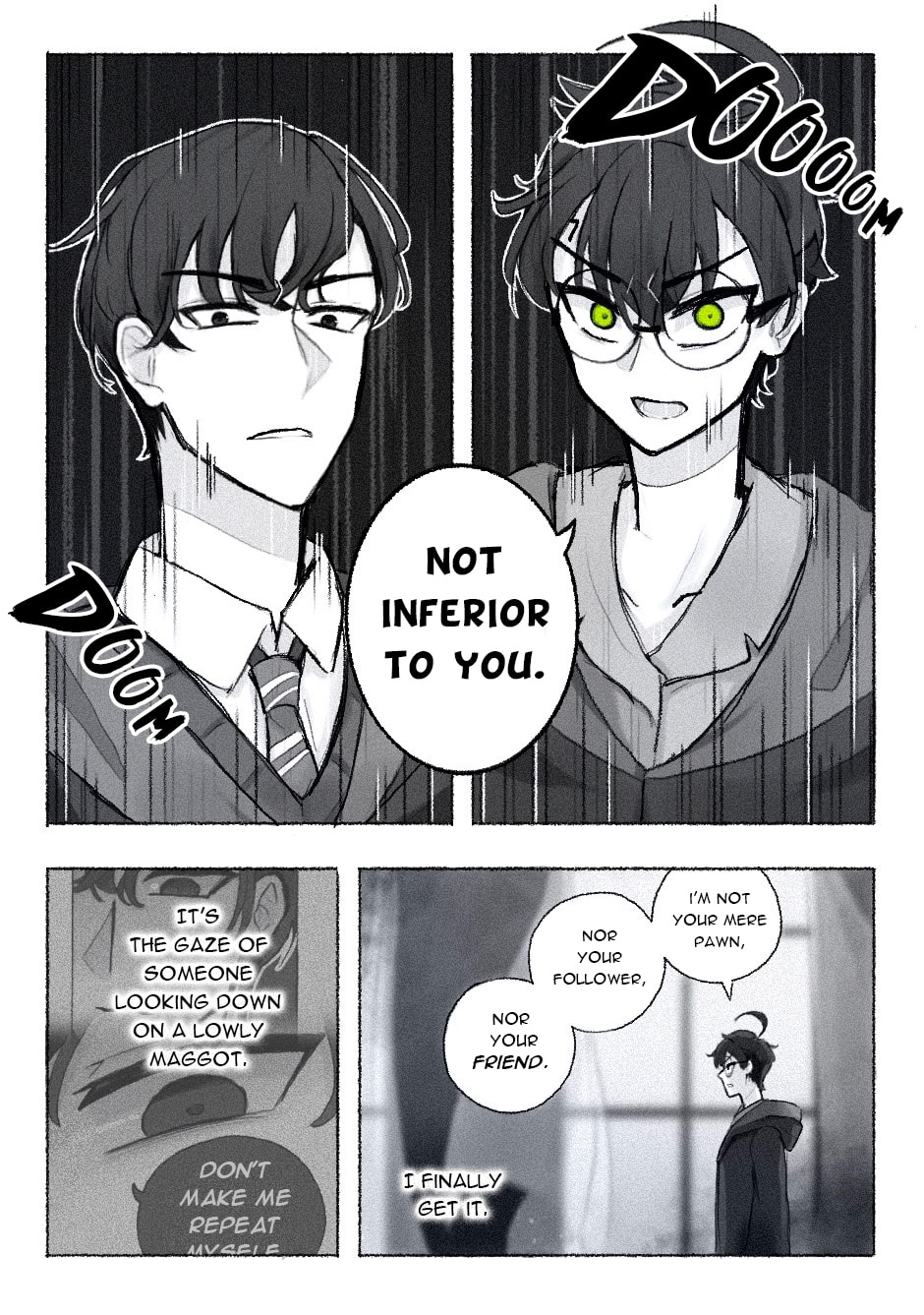 Read TMRHP : Tomarry Doujin :: I'm Not Inferior To You | Tapas Comics