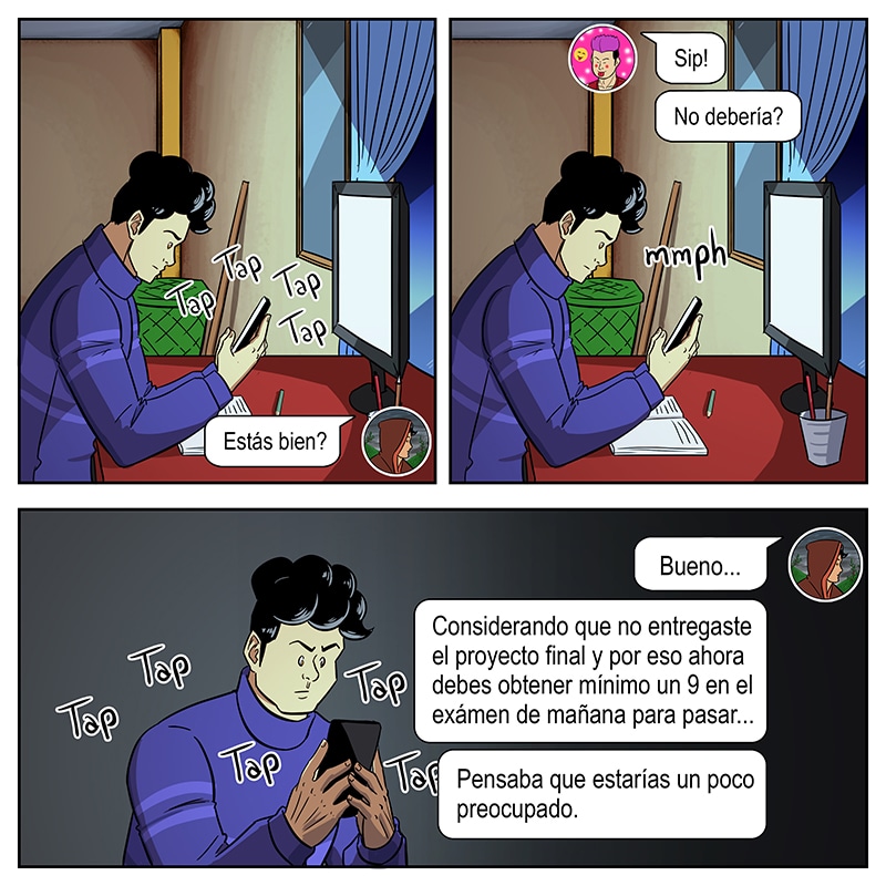 Read The App Boy Español :: Examen de Fin de Curso | Tapas Comics