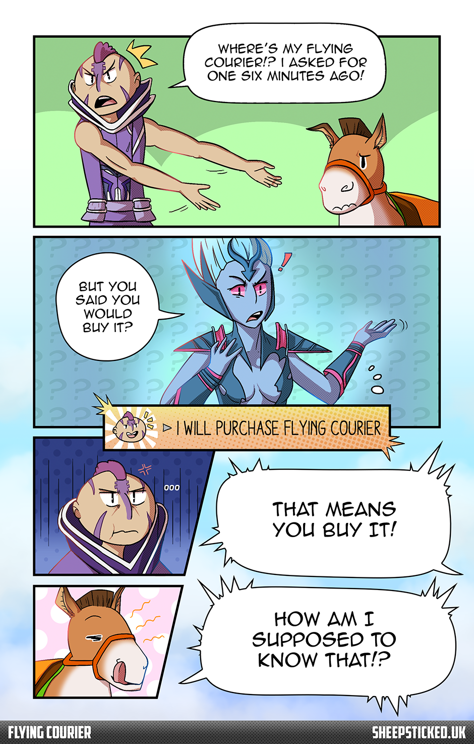 Read Sheepsticked :: >I will purchase Flying Courier | Tapas Comics