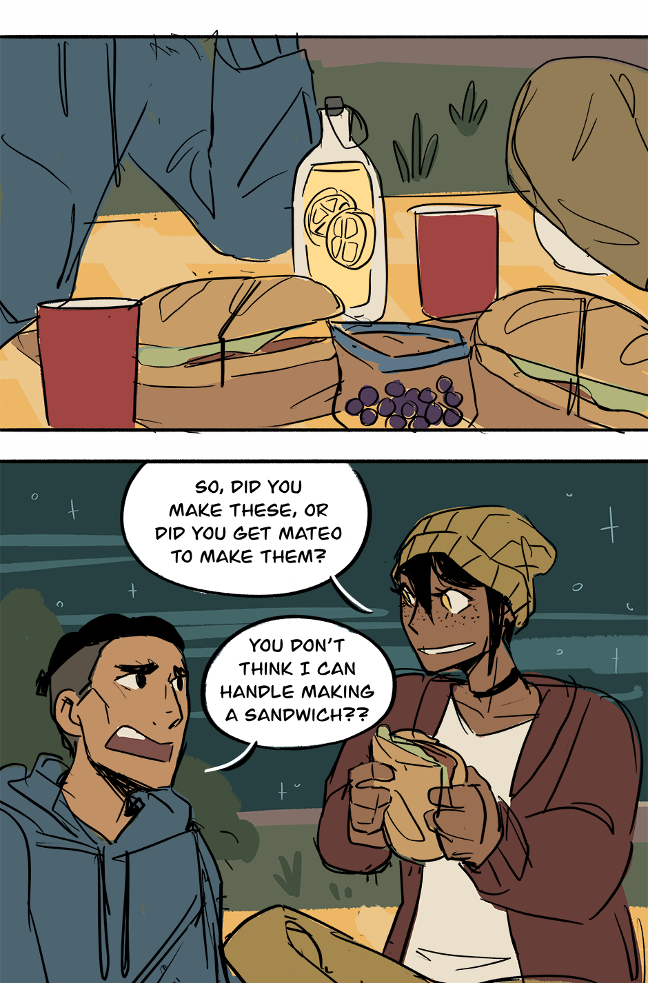 Read Theo & Simon :: 023 - Bye | Tapas Comics