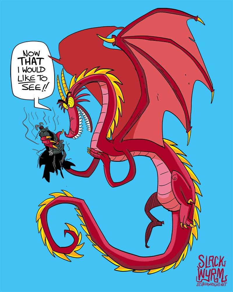 Read Slack Wyrm :: She returns! | Tapas Comics