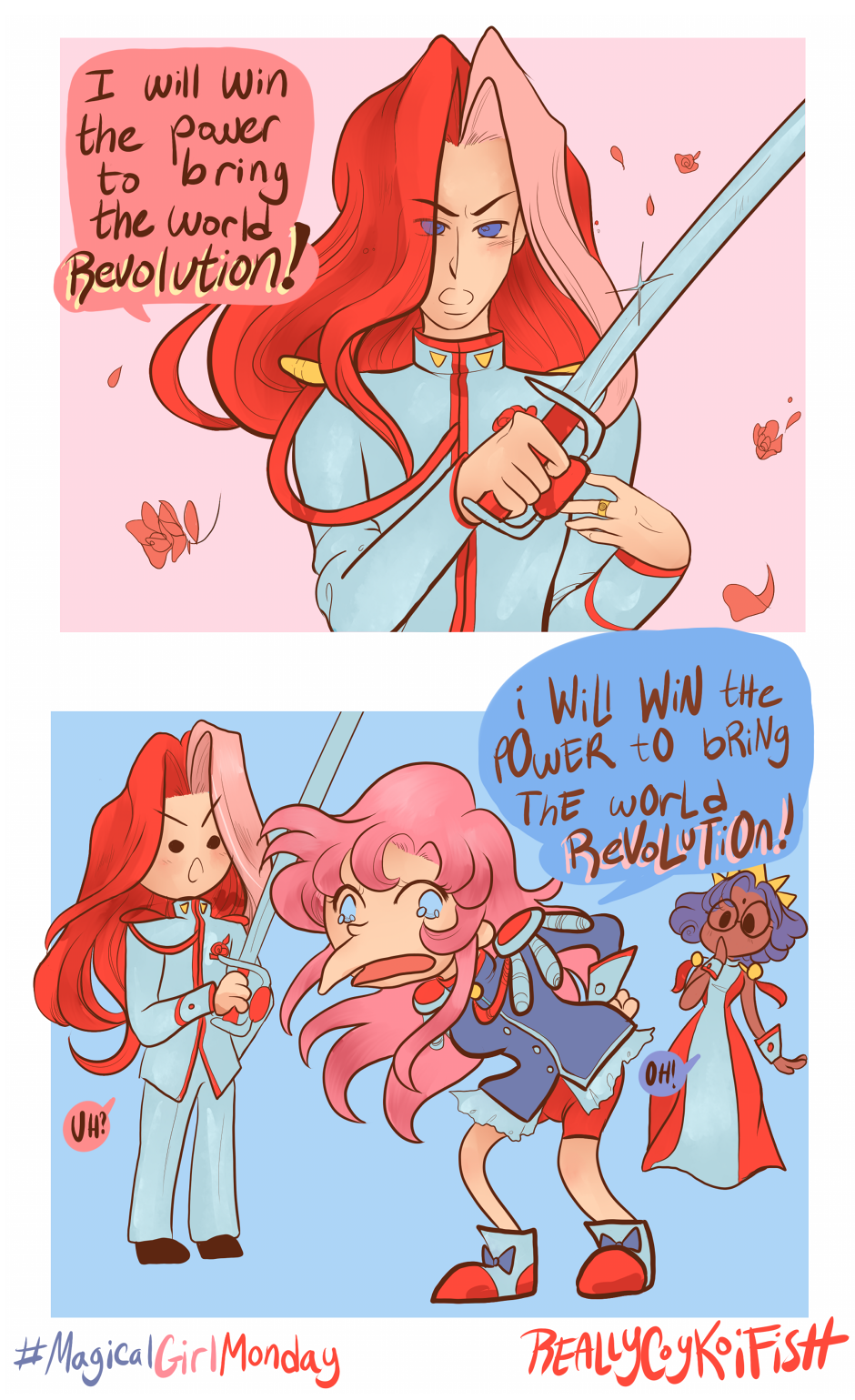 Read Magical Girl Monday :: You can't just take a meme and make a comic ...