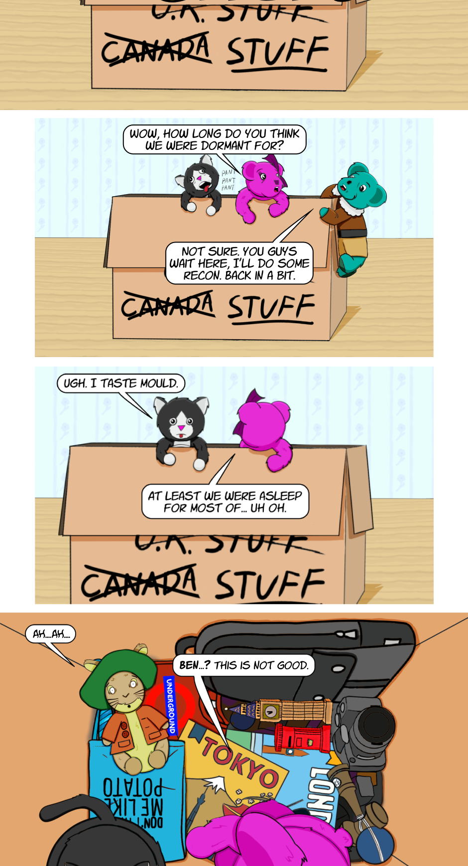 Read Fuzzy Knights :: Prologue: Here We Are... | Tapas Comics