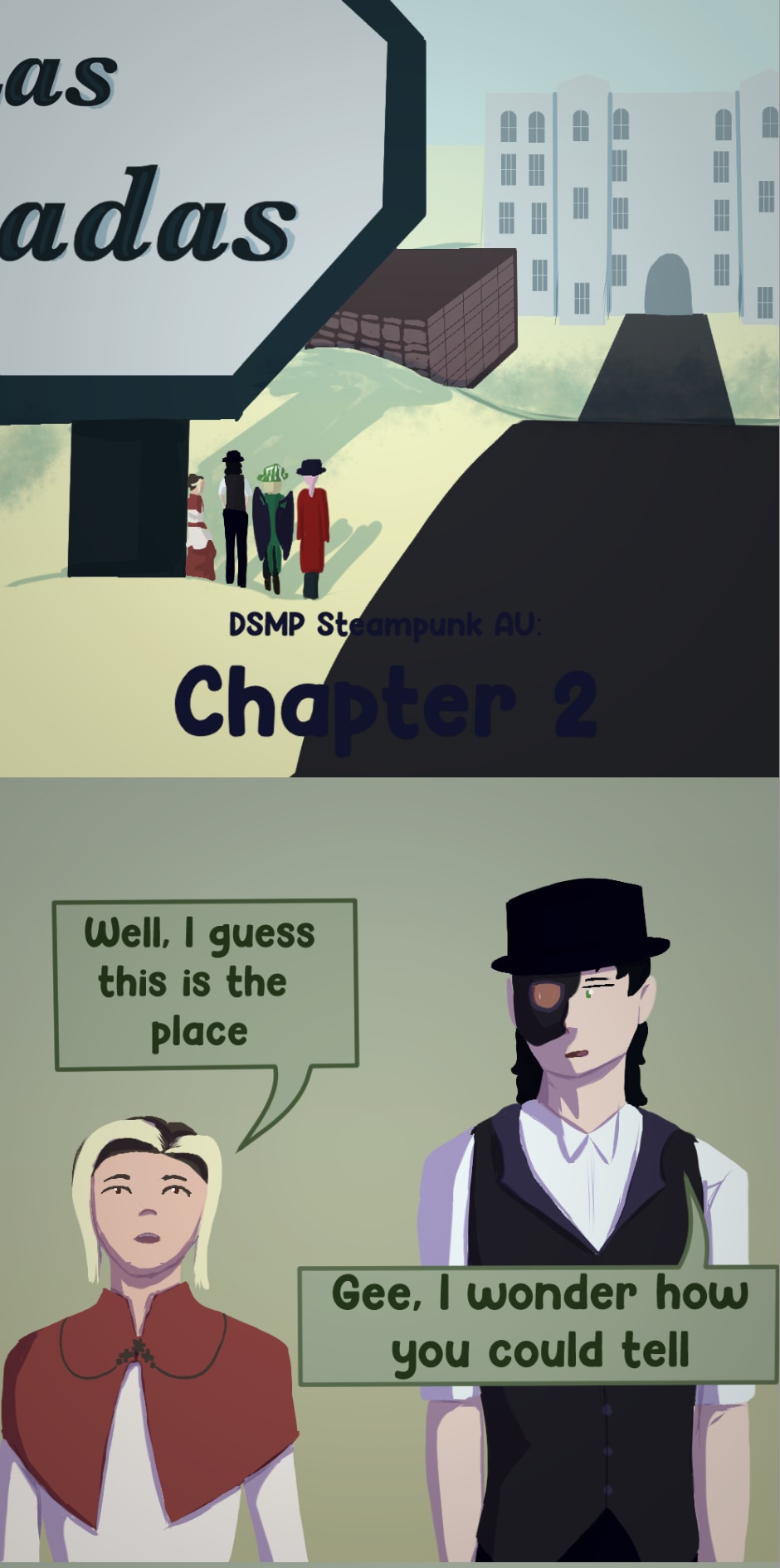 DSMP Steampunk Au :: Chapter 2: Las Nevadas | Tapas