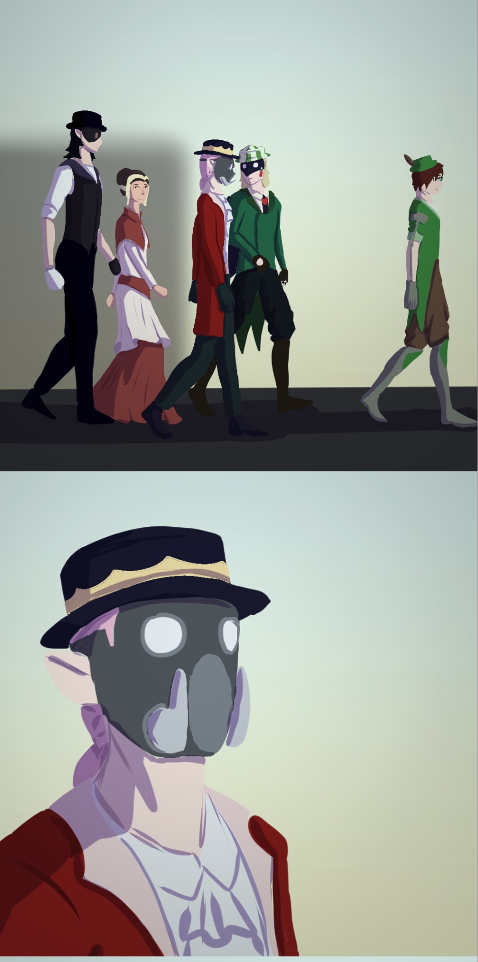 DSMP Steampunk Au :: Chapter 2: Las Nevadas | Tapas
