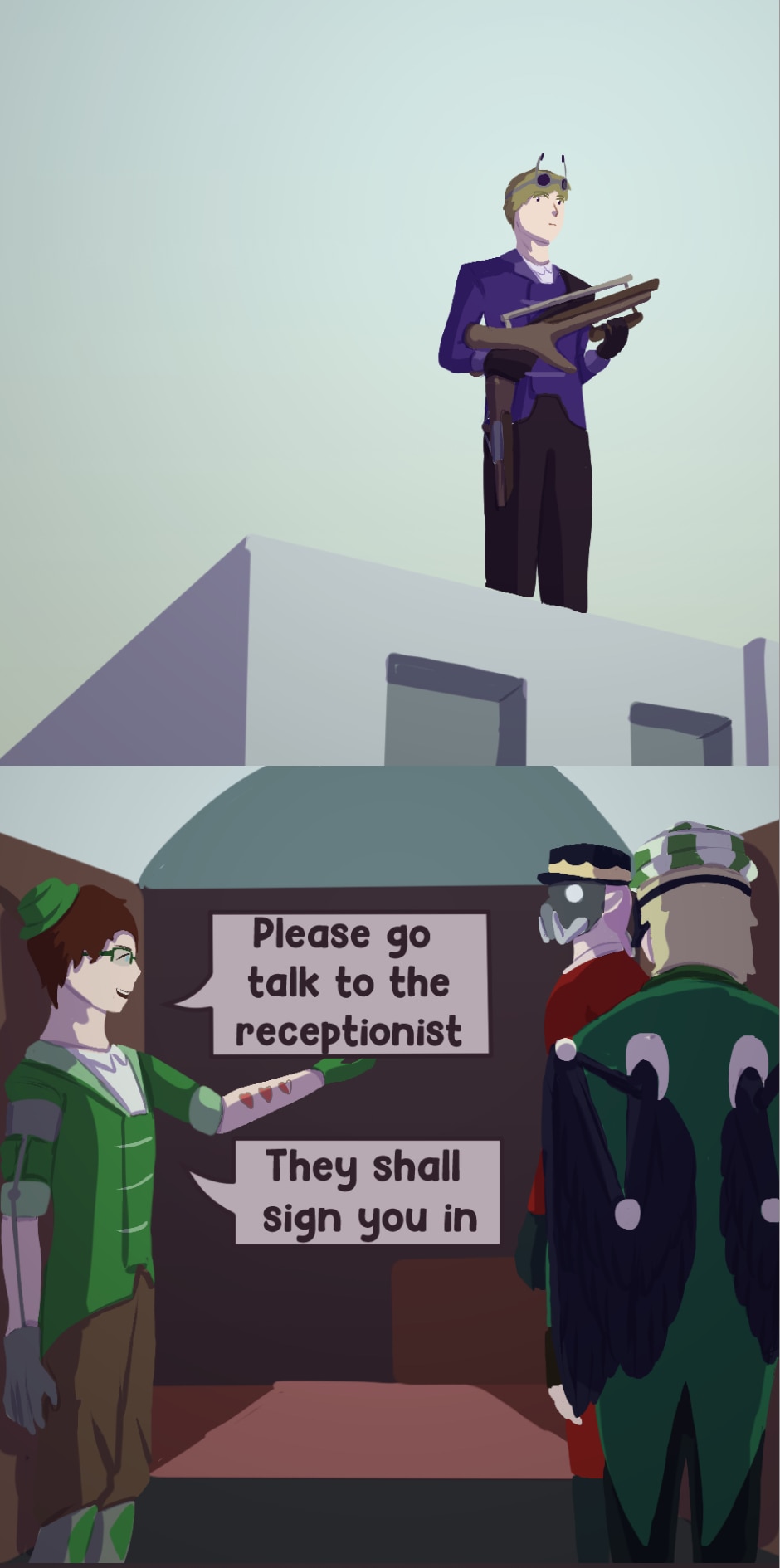 DSMP Steampunk Au :: Chapter 2: Las Nevadas | Tapas