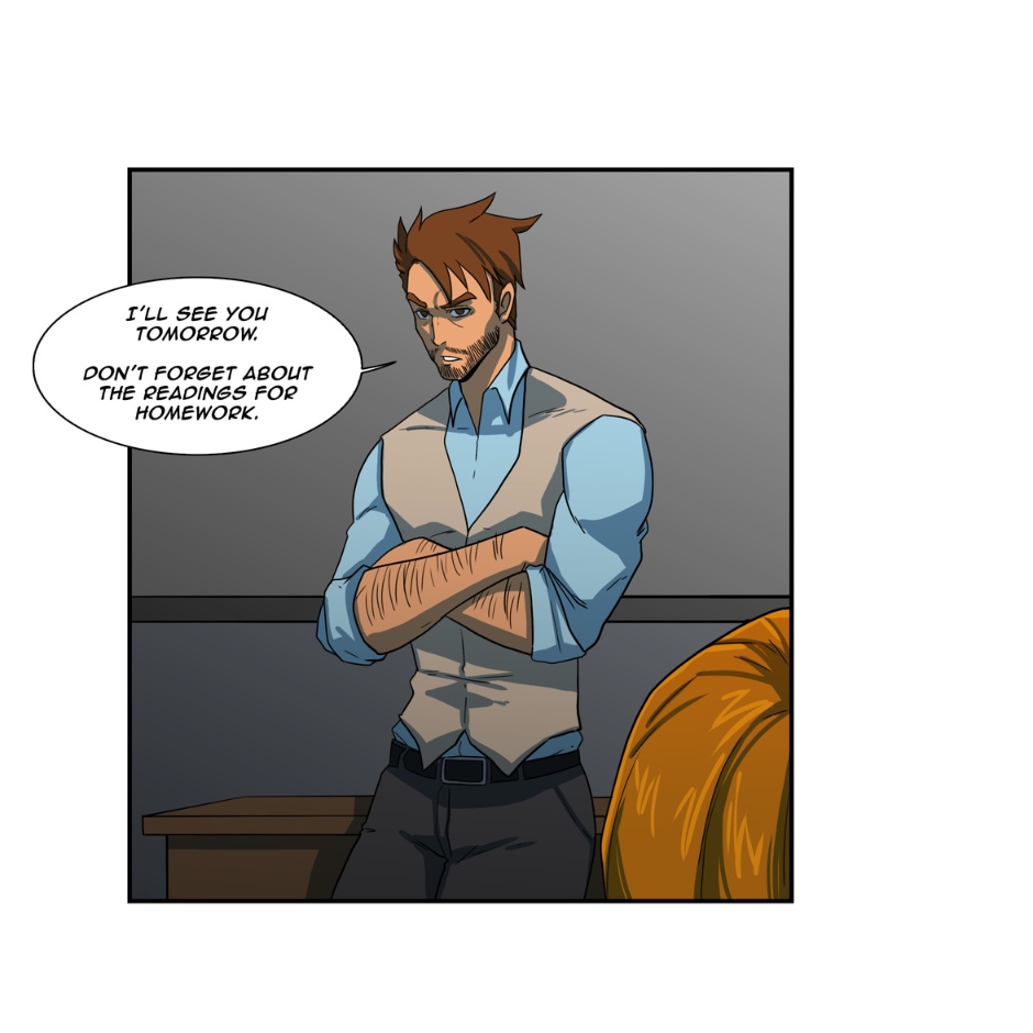 Read My Werewolf Professor :: He's My Professor?! | Tapas Comics