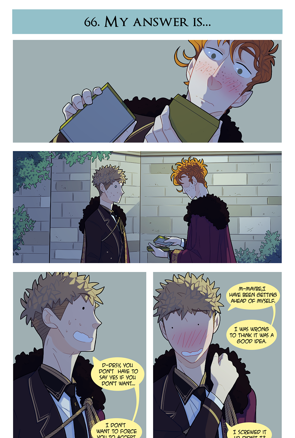 Read Mismatch :: 66. My answer is... | Tapas Comics