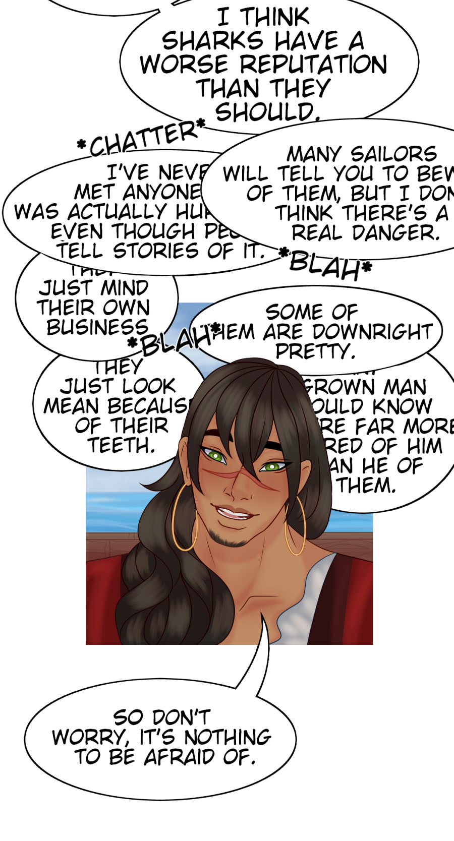 Read The Pirate and the Princess :: Mini-Comic #3 Sharkbait | Tapas Comics