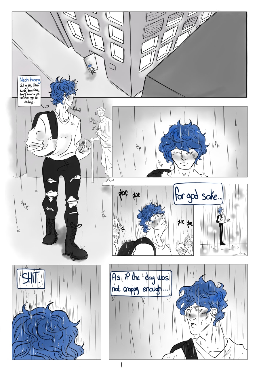 Read Your Colors :: Chapter 1-Part1: My crappy Life | Tapas Comics