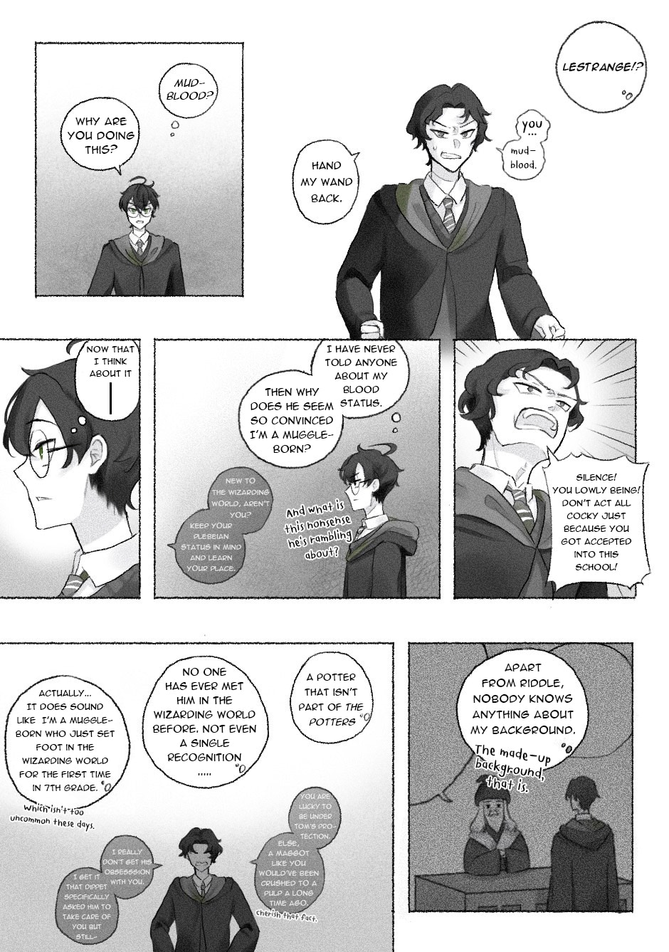 Read TMRHP : Tomarry Doujin :: Lestrange | Tapas Comics