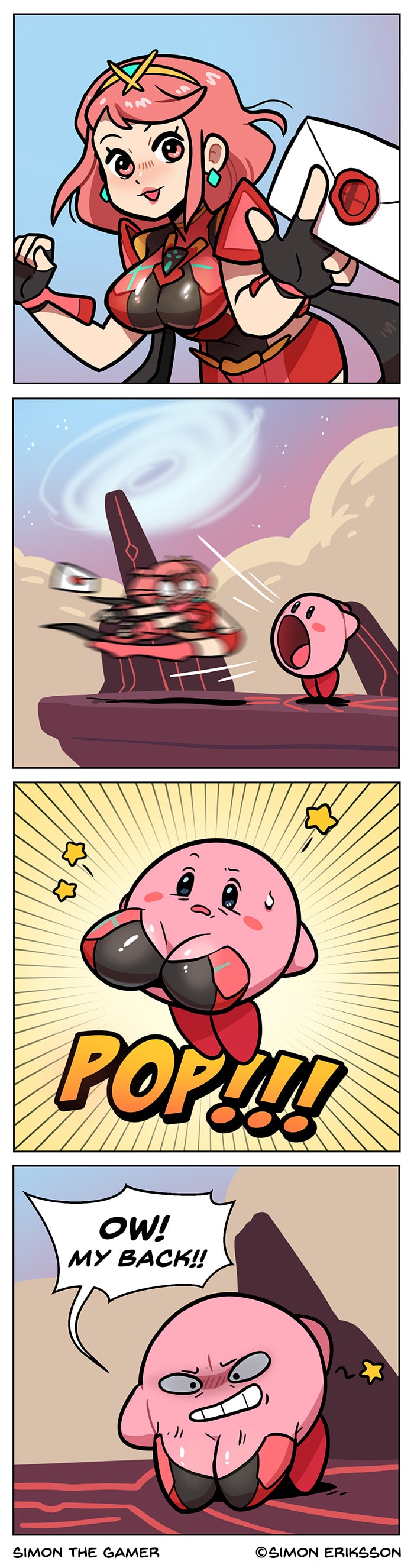 Simon the Gamer :: Pyra & Kirby | Tapas