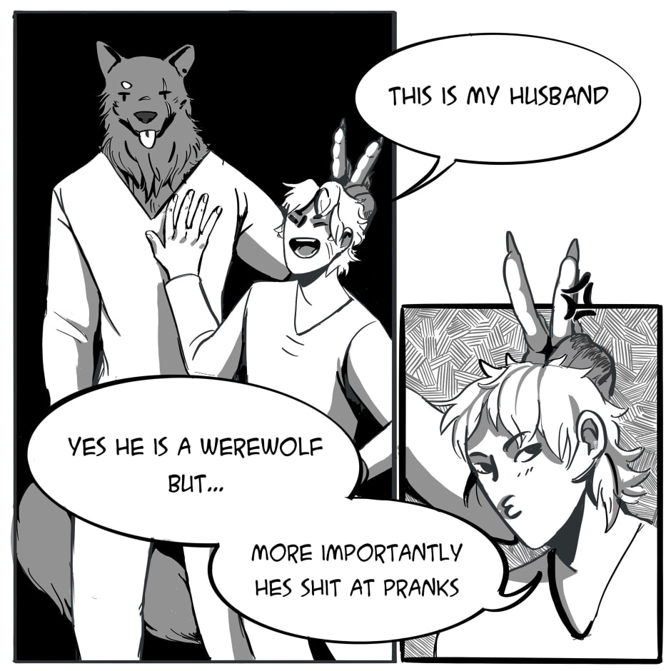 Read My Husband's a Werewolf :: 1 | Tapas Comics