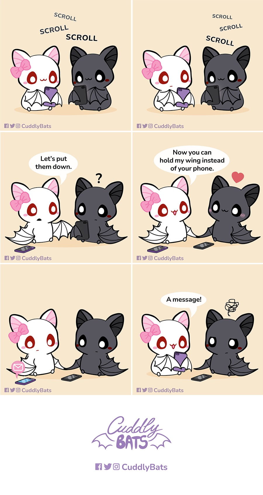Read Cuddly Bats :: A message ^^ | Tapas Comics