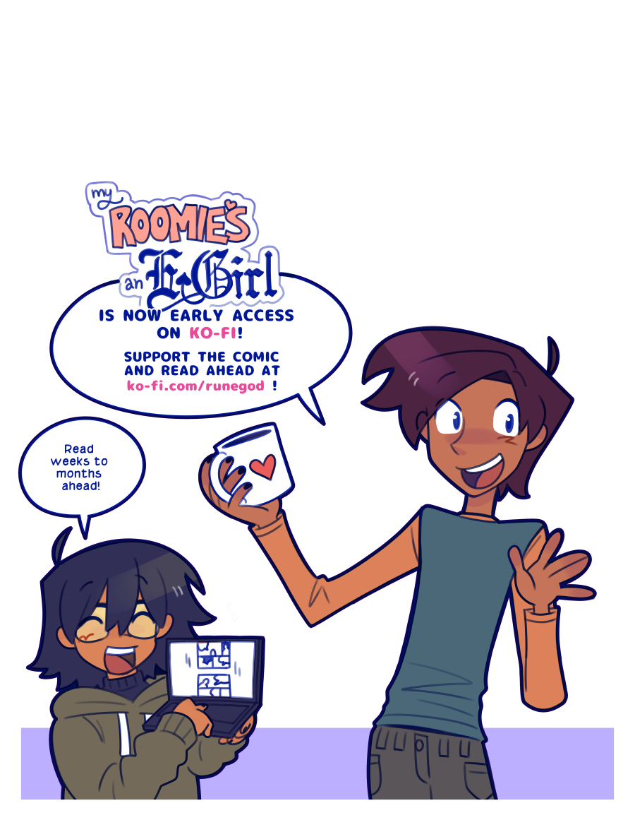 Read My Roomies an EGirl?! :: ON THIN ICE | Tapas Comics