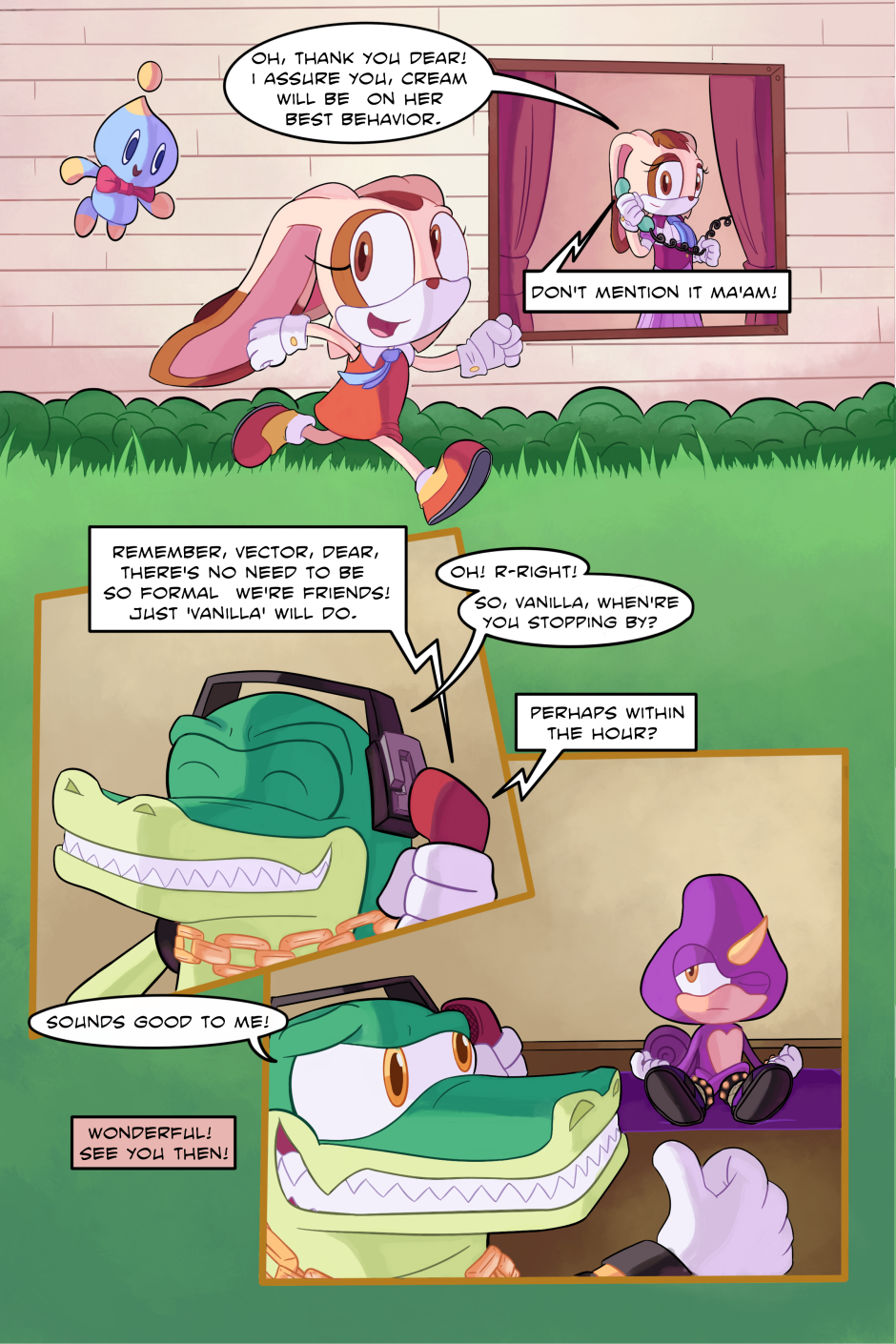 Read Sonic IDW Fannual DX: Director's Cut :: Issue #1 Comic: Cream the ...