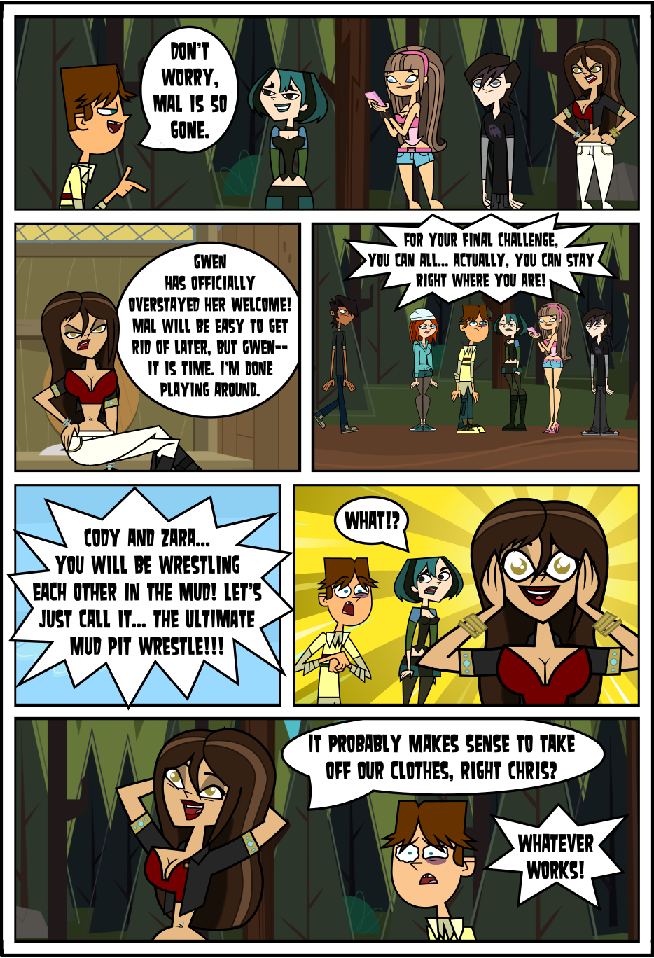 Read Total Drama Outcasts :: Obstacular Shleptacular | Tapas Comics