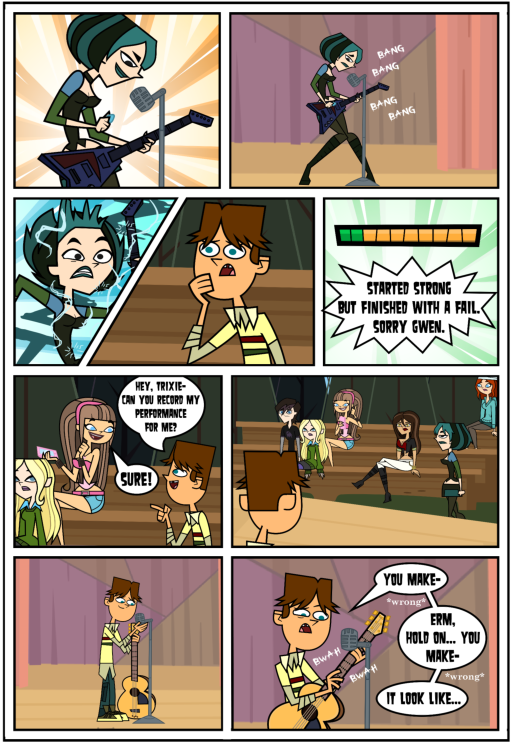Read Total Drama Outcasts :: Talent Show | Tapas Comics