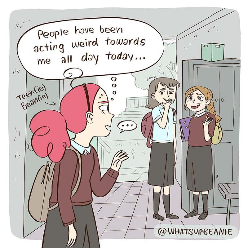 Read Beanie's Comics :: Embarrassment | Tapas Comics