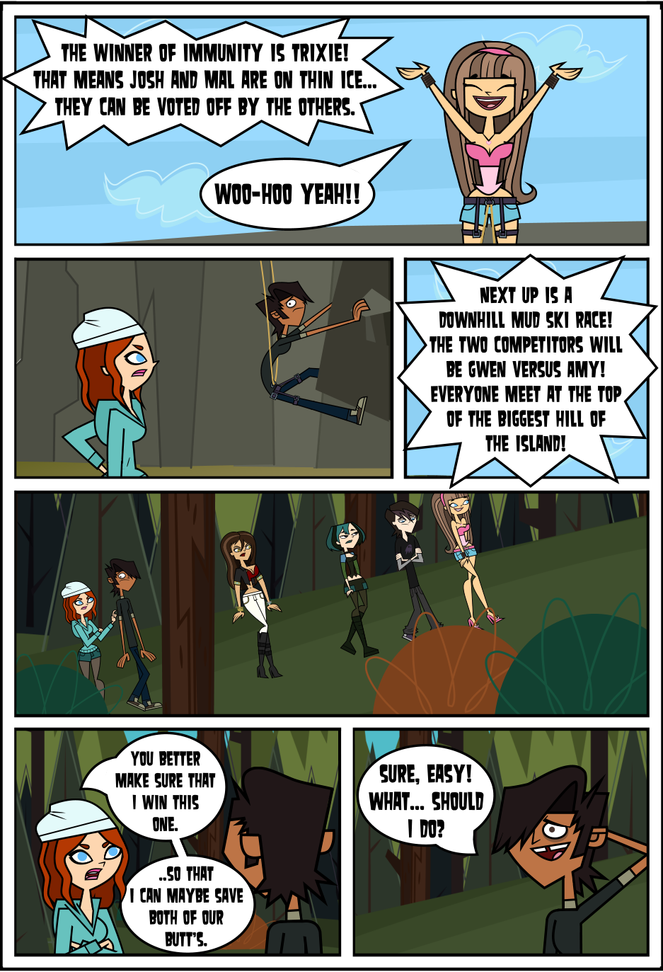 Read Total Drama Outcasts :: Obstacular Shleptacular | Tapas Comics