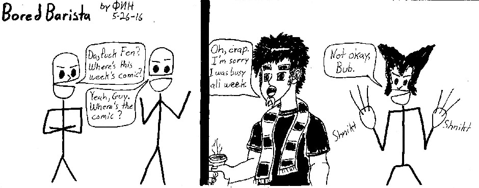 Read Bored Barista :: Wolverine is not impressed. | Tapas Comics