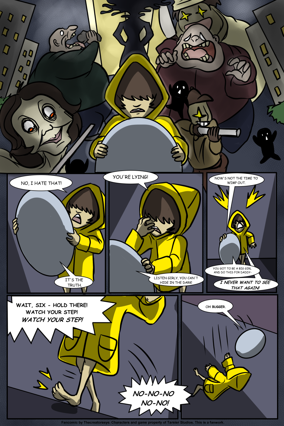 Read With Eyes Unclouded - A little Nightmares comic :: The Man in The ...