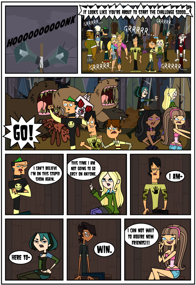 Read Total Drama Outcasts :: Hunt or be Hunted | Tapas Comics