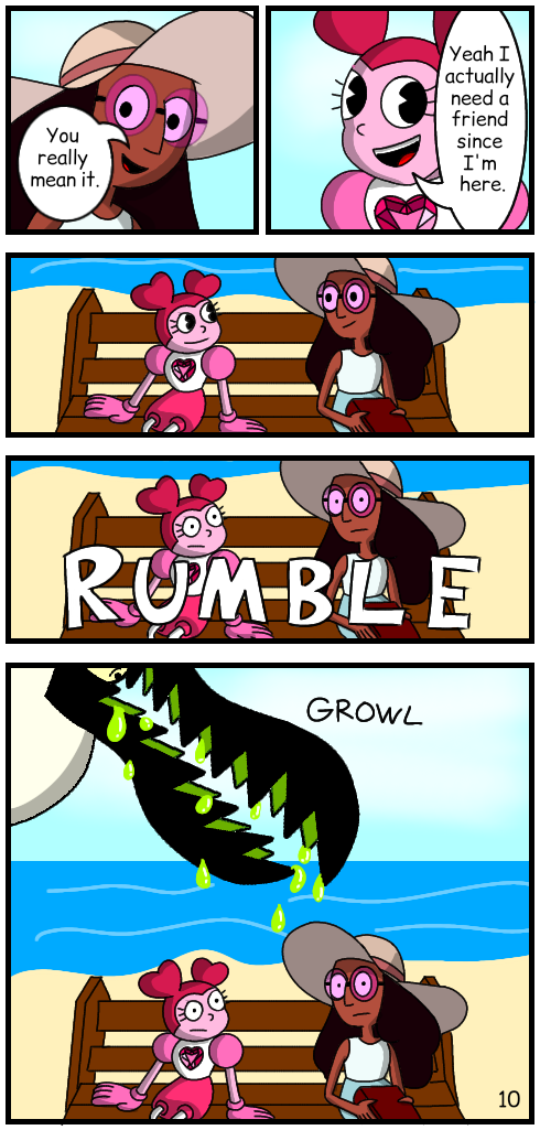 Read Spinel Universe AU :: Chapter 1 Page 10-12: Corrupted Gem first ...