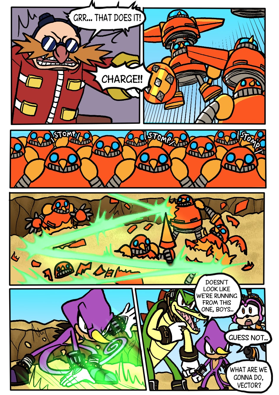 Read Team Chaotix Detective Agency :: Chaos Clash on the Cliffs (part ...