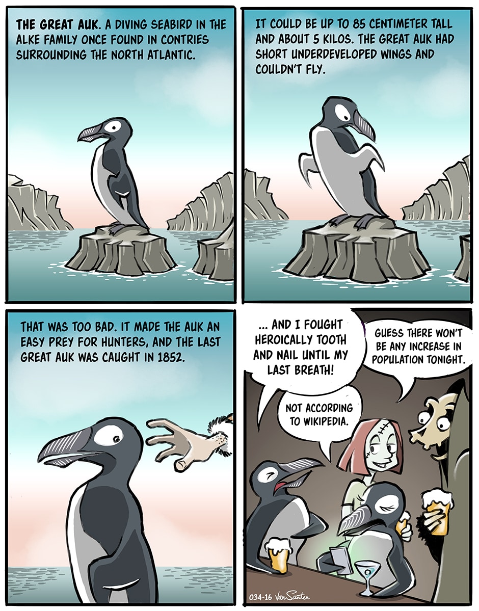 Read Death & the Maiden :: The Last Great Auk | Tapas Comics