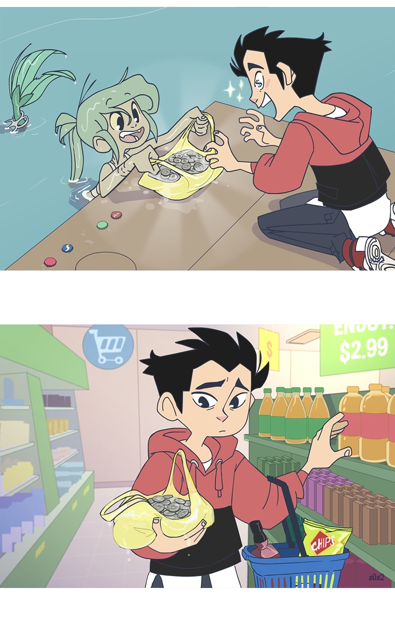 Read The Little Trashmaid :: Trash and trasure | Tapas Comics