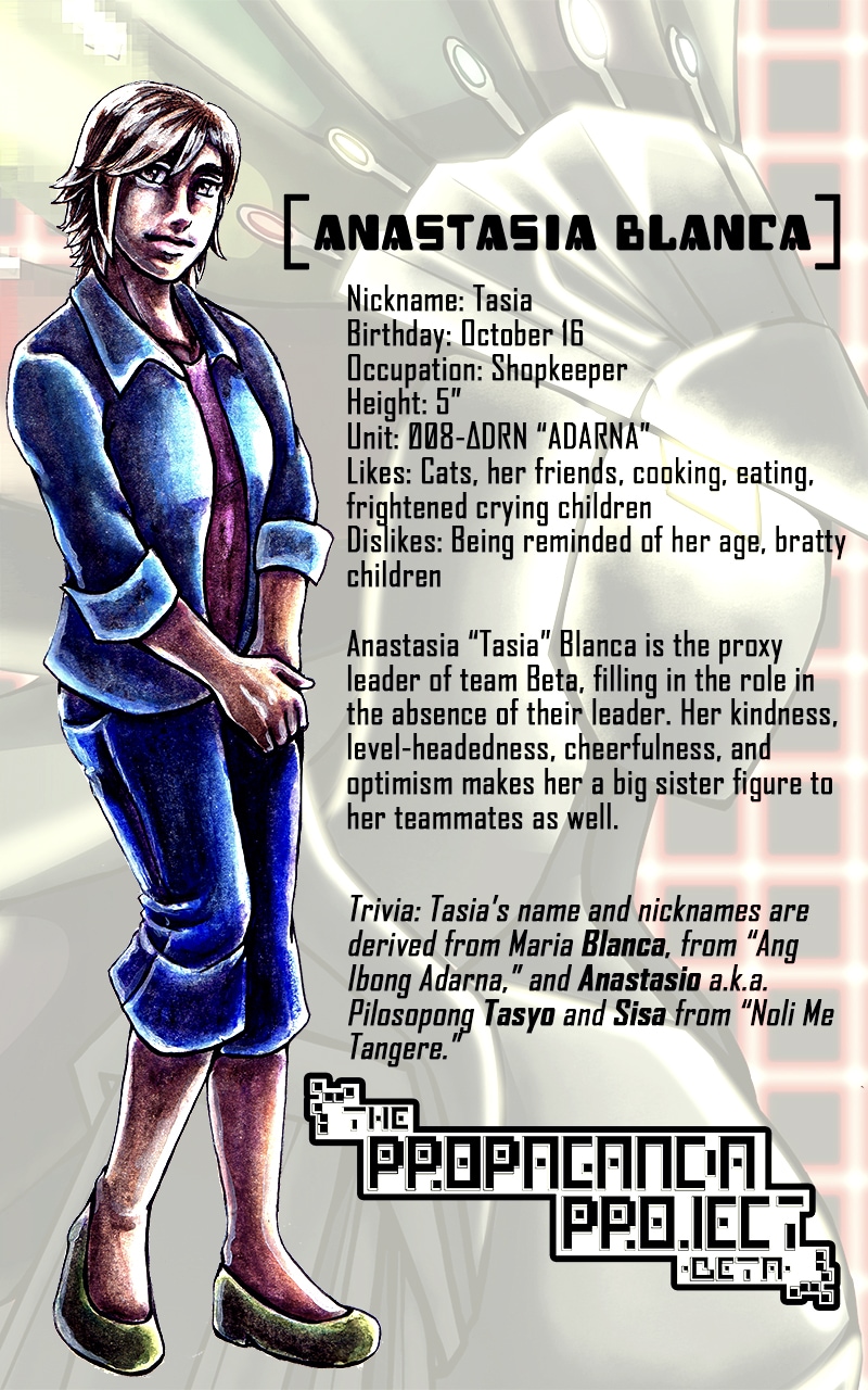 Read The Propaganda Project -BETA- :: CHARACTER_DATA_001: ANASTASIA_BLANCA | Tapas Comics