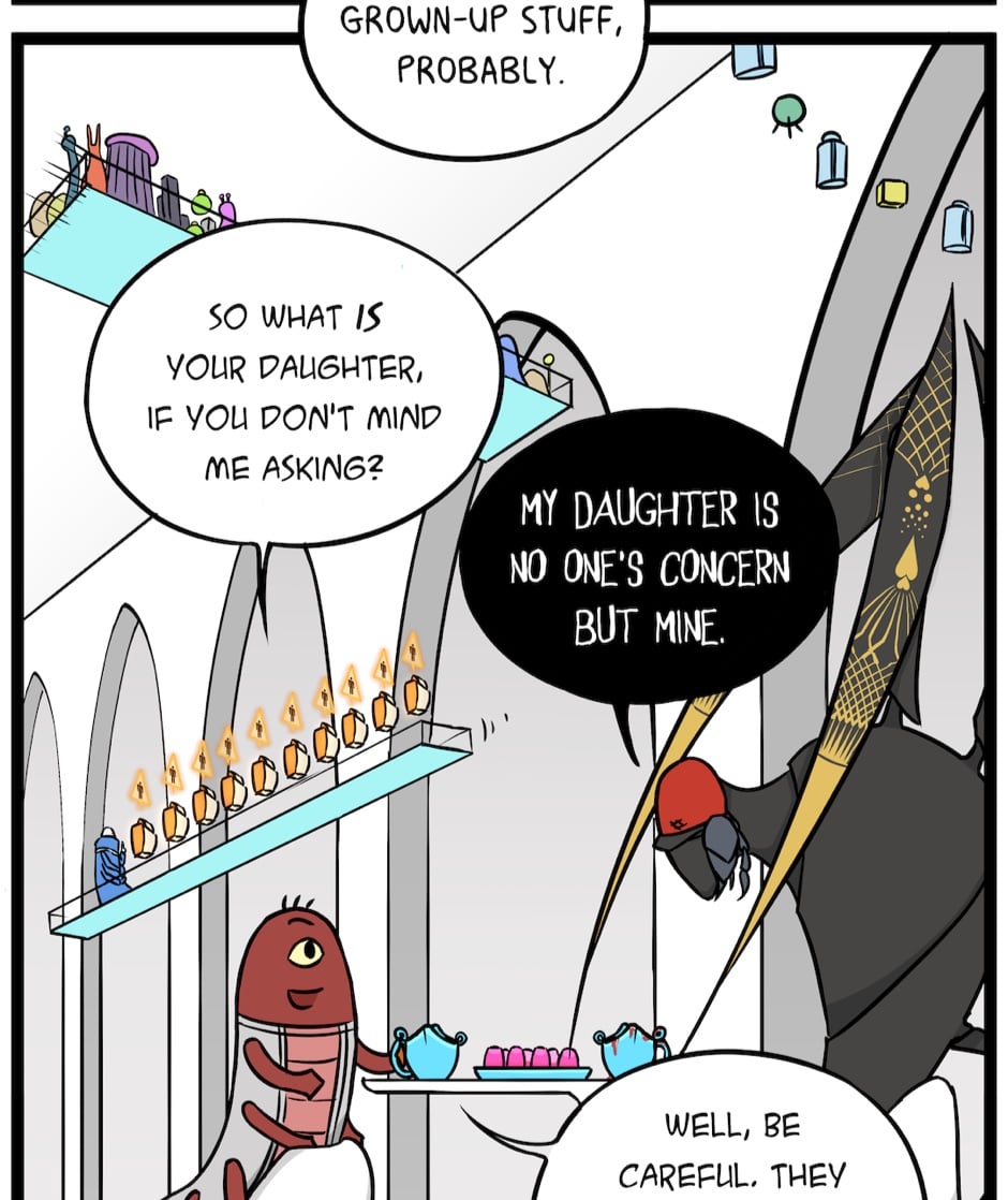 Read The Last Human (in a Crowded Galaxy) :: Fairy Tale | Tapas Comics