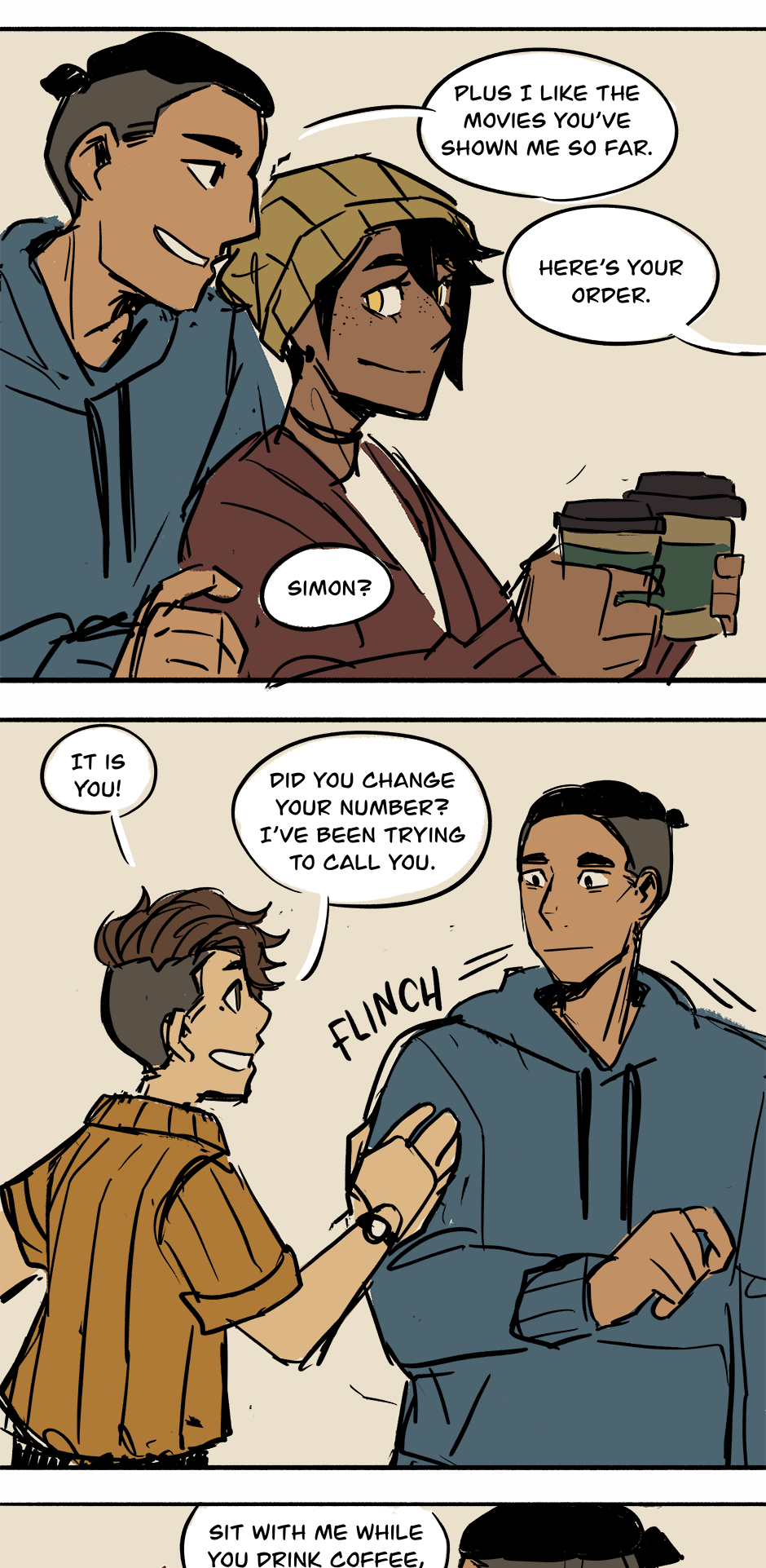 Read Theo & Simon :: 023 - Bye | Tapas Comics