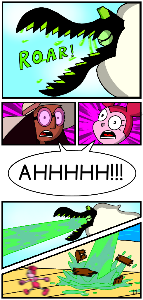 Read Spinel Universe AU :: Chapter 1 Page 10-12: Corrupted Gem first ...