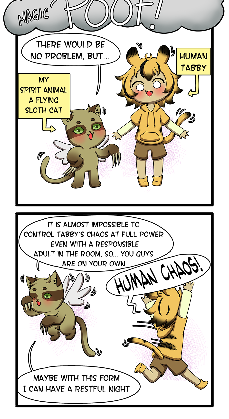 Read Tabby Rabbit Chaotic Adventures :: Swapping places? | Tapas Comics